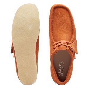 Clarks | Shoes | Clarks Mens Wallabee Orange Shoes Nwt | Poshmark